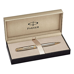 Parker Sonnet GT S11130362 Ballpoint Pen, Oil-based, Original, Stainless Steel