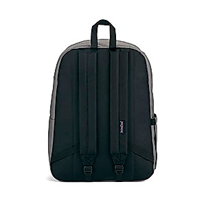 JanSport Superbreak Plus Backpack - Work, Travel, or Laptop Bookbag with Water Bottle Pocket, Graphite Grey