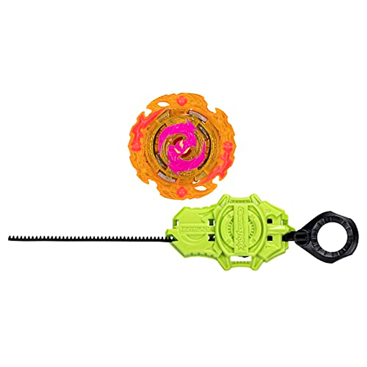 Beyblade Burst QuadStrike Flame Pandora Everlasting P8 Spinning Top Starter Pack, Balance/Attack Type Battling Game Toy Set with Launcher