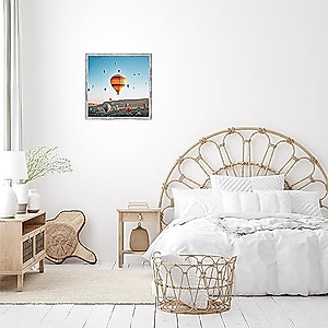 JCJMY 12x12 inch Picture Frame, Horizontal and Vertical Formats for Wall Hanging, 12 x 12 Wall Gallery Poster Photo Frame with Durable Shatter Resistant Plexiglass, Rustic White