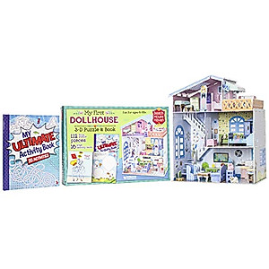 Beach House Haven - My First Dollhouse 3-D Puzzle & Activity Book