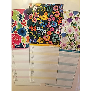 2018 Calendar water color flowers