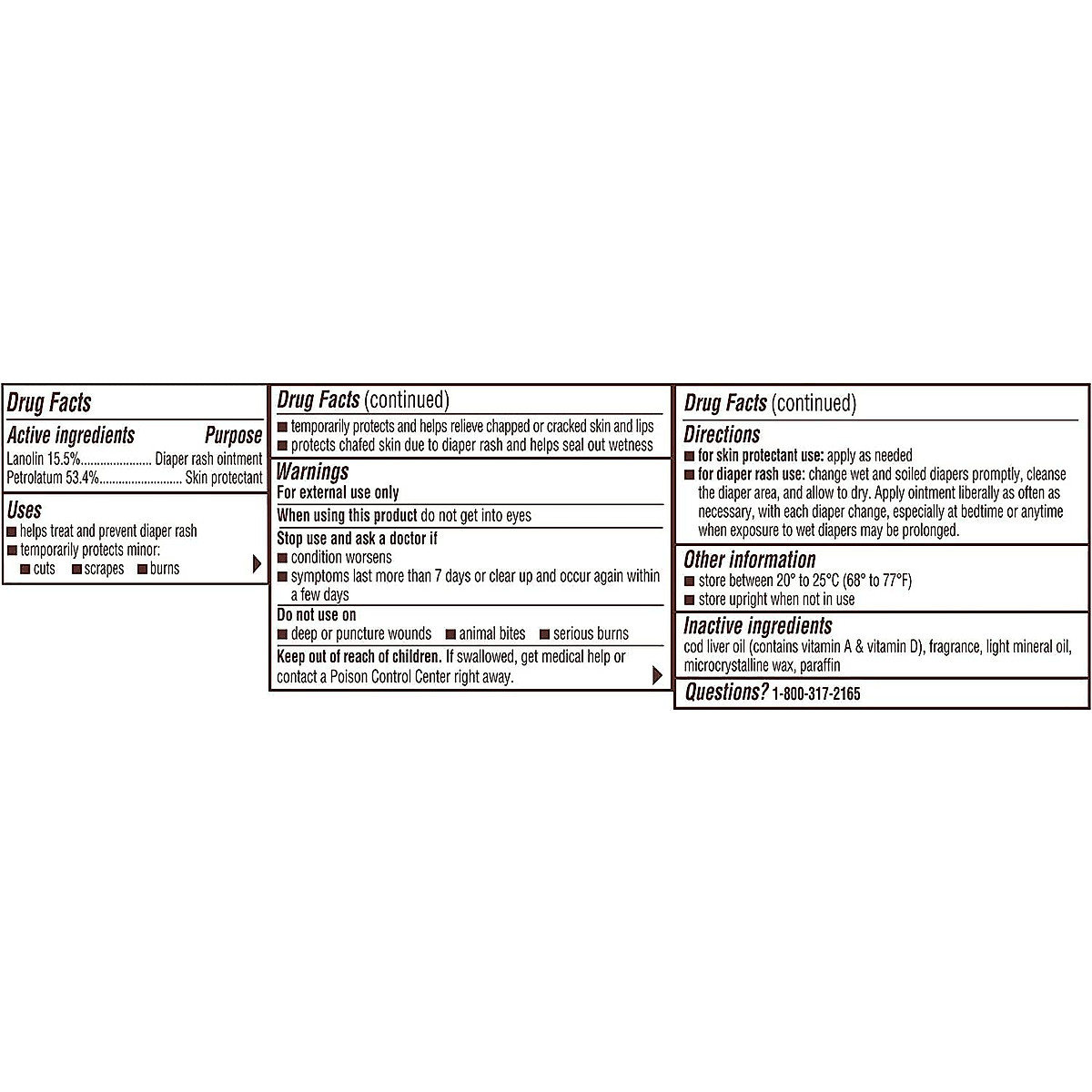 A+D Original Diaper Rash Ointment, Skin Protectant with Lanolin and Petrolatum, Seals Out Wetness, Helps Prevent Baby Diaper Rash, 1 Pound Jar. (2-Pack (1 Pound))