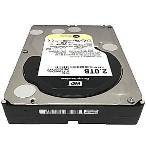 WD RE 2 TB Enterprise Hard Drive: 3.5 Inch, 7200 RPM, SATA III, 64 MB Cache (WD2000FYYZ) (Old Model) (Renewed)
