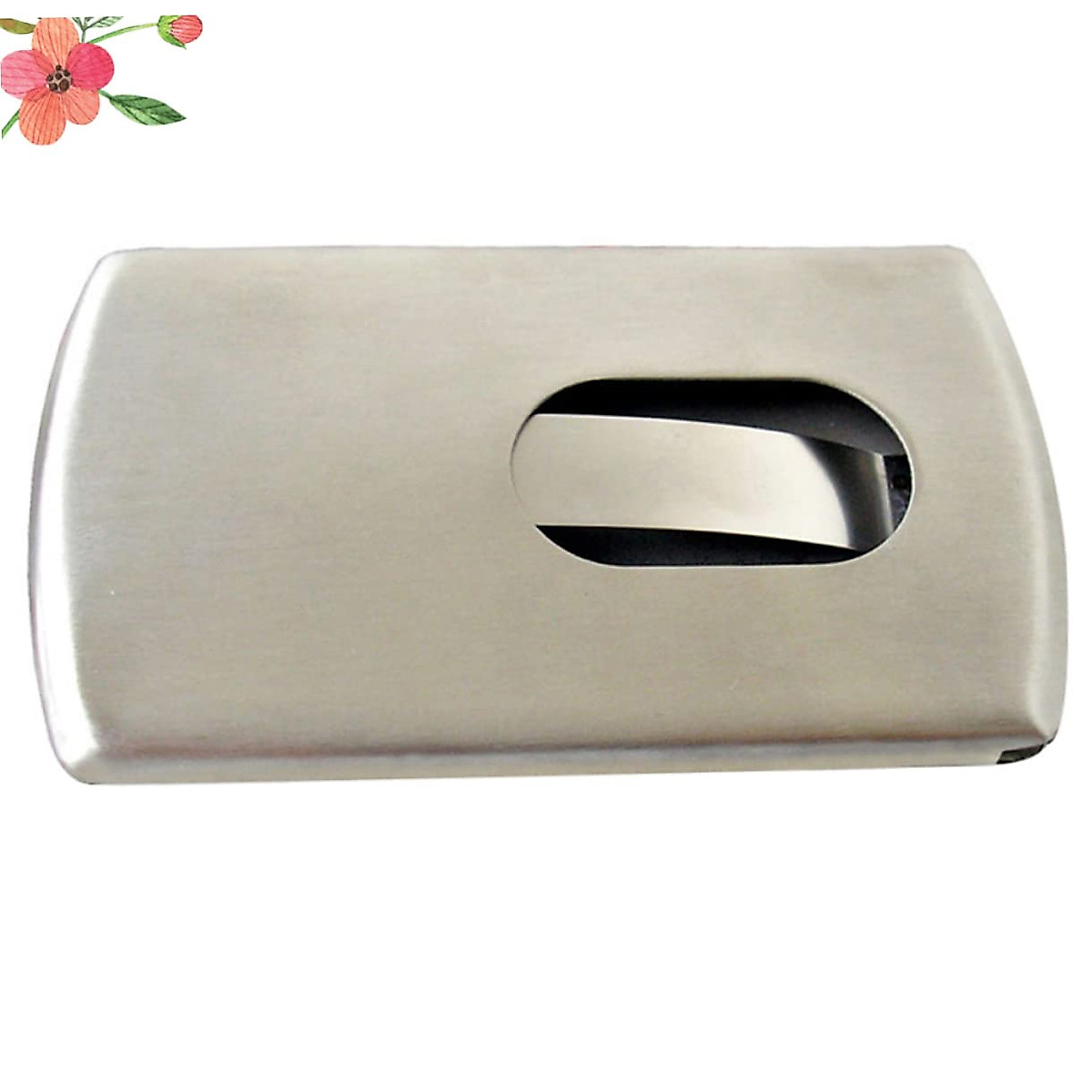 VILLCASE Stainless Steel Business Card Case Portable Metal Name Holder Credit Card Slot Sleek Design