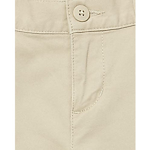 The Children's Place girls Uniform Chino Shorts, Sandy/Tidal 2 Pack, 10 US