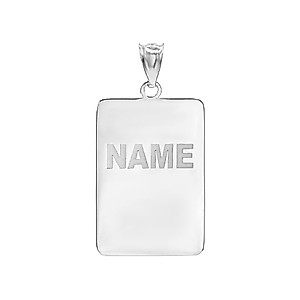 Good Luck Charm Personalized Name Sterling Silver Poker Card Ace Of Spades Hip Hop Pendant