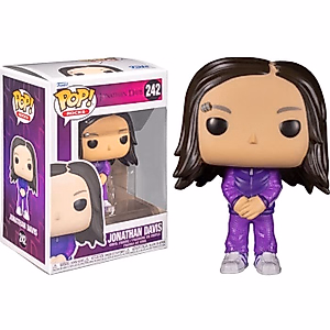 POP Korn - Jonathan Davis Funko Rocks Vinyl Figure (Bundled with Compatible Box Protector Case)