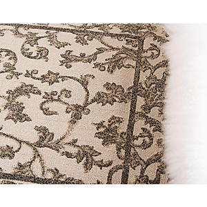 Unique Loom Outdoor Botanical Collection Area Rug (4' x 6' Rectangle, Brown)