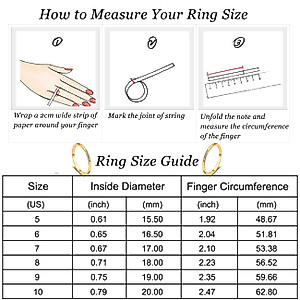 ZOERAY 5 PCS 14K Gold Plated Stacking Rings for Women Thin Gold Stackable Band Ring No Tarnish Simple Knuckle Rings Filled Rose Gold Silver Gold Rings Set Size 5-10