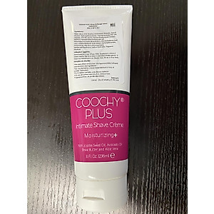 IntiMD COOCHY PLUS Intimate Shave Cream Gel Rash-Free With MOISTURIZING+ 8oz Squeeze Bottle