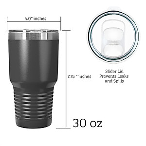 JennyGems Mom Gifts, Gift for Mom, Laser Engraved Mom Tumbler with Slide Lid 30oz, Teal