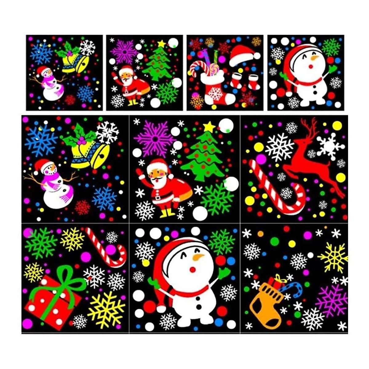 Lovedfgh Christmas Snowflake Lights 16 Patterns Christmas LED Snowflake Projector Light, Projection Outdoor Light Home Garden Party Decor Party Garden Decorations 11.1