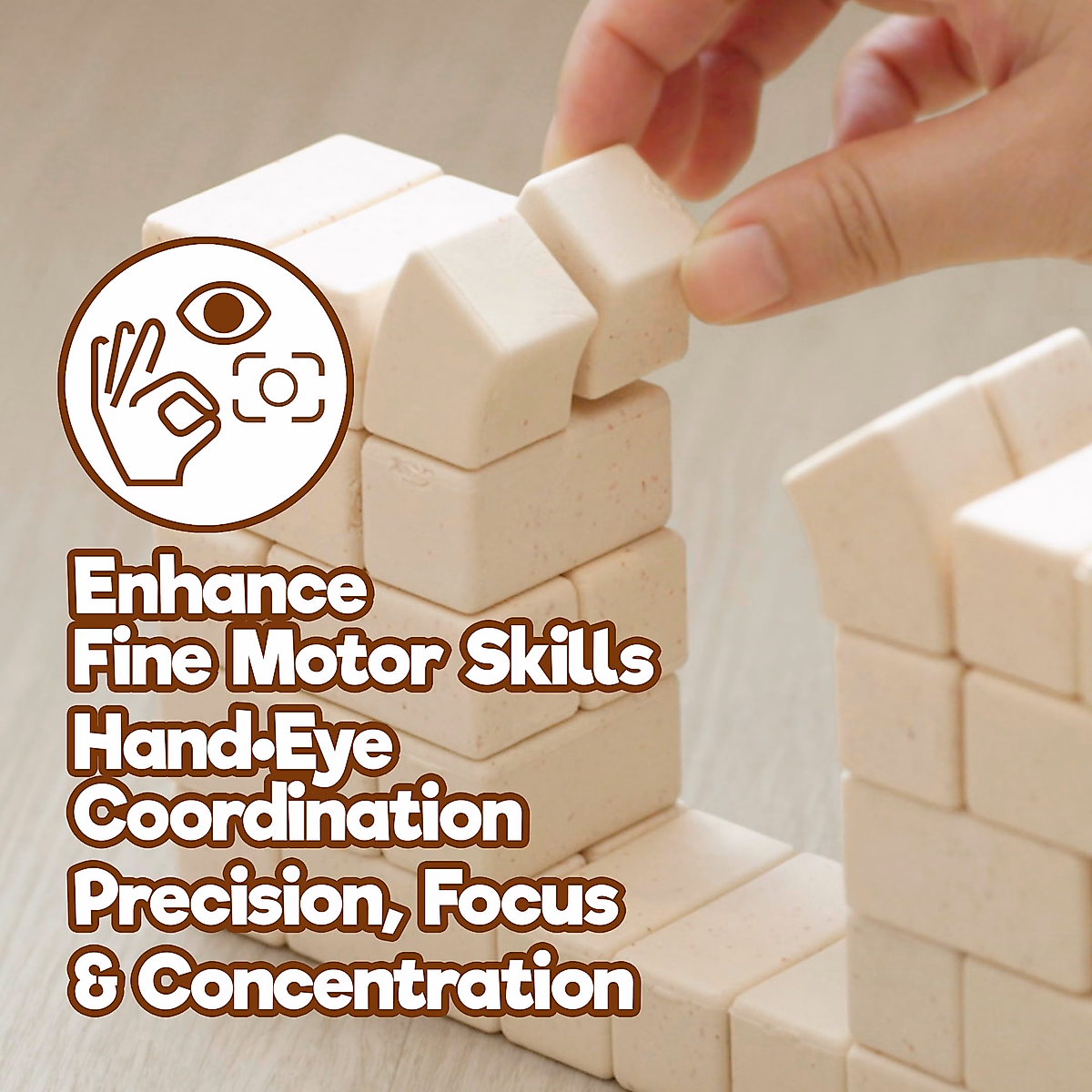 Taksa Toys Ancient Roman Arch Stem Toys Premium Educational Stackable Building Blocks, for Kids Ages 7 8 9 10+ Years Old, Indoor Architectural Kit Construction Games, Montessori Children Toys 69 Pcs