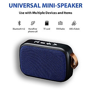 Tek Styz Speaker Compatible with Your Bose SoundLink on-Ear Fabric Design 3W Playtime 6H Indoor, Outdoor Travel (Blue)