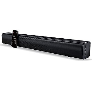 IRDFWH 100W Soundbar 20-inch for TV Speaker Wall Mountable 3D Stereo Sound for Home Theater and Gaming Multiple