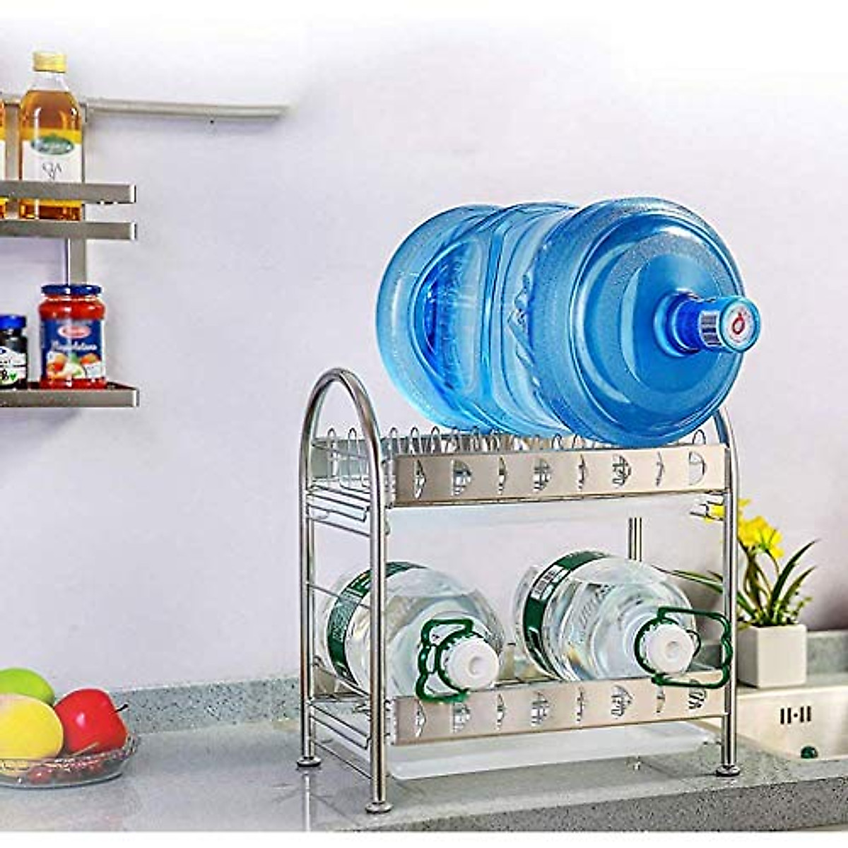 SDGH Stainless Steel Dish Rack - Kitchen Rack Storage Rack Sink Drying Dish Rack
