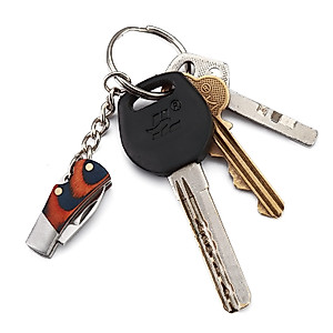 DOSMAMZ 2PCS Small Pocket Knives, Mini Keychain Knife, EDC Stainless Steel Knife, Colorful Wood Handle Folding Knife