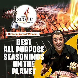 Todd’s DIRT - All Purpose Seasoning & BBQ Rub 4 Pack Sampler Set, Gourmet Seasonings and Rubs that are GREAT ON EVERYTHING, Low Sodium and 100% All Natural With No MSG & Gluten-Free