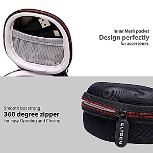 LTGEM EVA Hard Case for Soundcore by Anker Liberty 4 / Liberty 3 Pro Noise Cancelling Earbuds - Travel Protective Carrying Storage Bag (Sale Case Only)