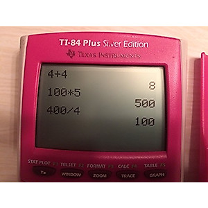 Texas Instrument 84 Plus Silver Edition graphing Calculator (Full Pink in color) (Packaging may vary)