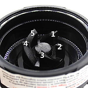 Anbige Replacement Parts Blade,Compatible with Ninja Blender Accessories for Ninja QB3000/QB3000SSW/QB3004/QB3005 (5 Fins)