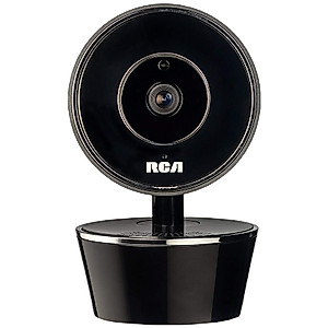 RCA Pet Camera for Dog & Cat Parents - WiFi Pet Security Camera with HD Video, 2 Way Audio, Night Vision, Motion & Sound Alerts & Phone App to Monitor & Talk to Your Pets, White, Small