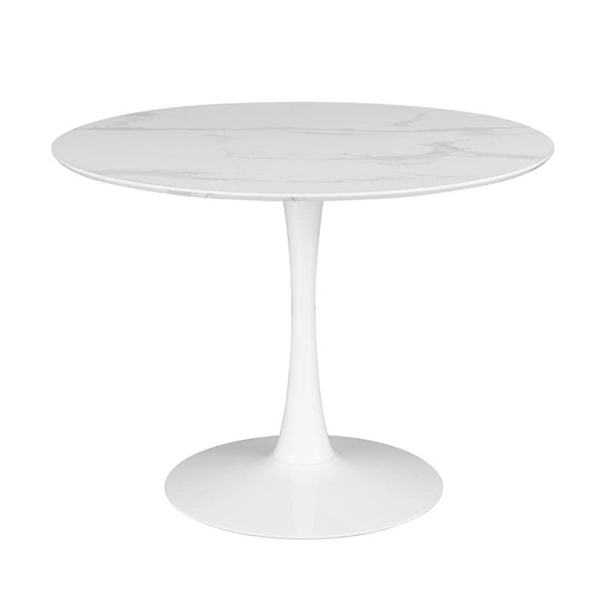 Coaster Furniture Arkell 40-inch Round Pedestal White Dining Table 193051