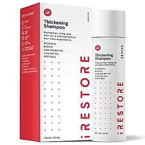 iRestore Anti Hair Loss and Thinning Shampoo - Biotin Formula for Hair Growth, Thickening and Volumizing for Men & Women