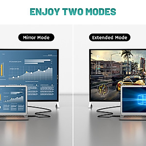 4K DisplayPort to HDMI Cable 50 FT, DP to HDMI Male Video UHD Cable, Uni-Directional Cord, for PC, Desktop, Graphics Card to HDTV, Monitor, Projector, with 2 HDMI Angle Adapters and 25 Zip Ties-Black