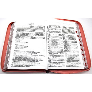 Biblia para Mujer Reina Valera 1960 Letra Super Gigante con Cierre y Indice en color Rosado con Estuche de Proteccion Edicion Especial en Español/ Super Giant Print RVR 1960 (Spanish Edition)