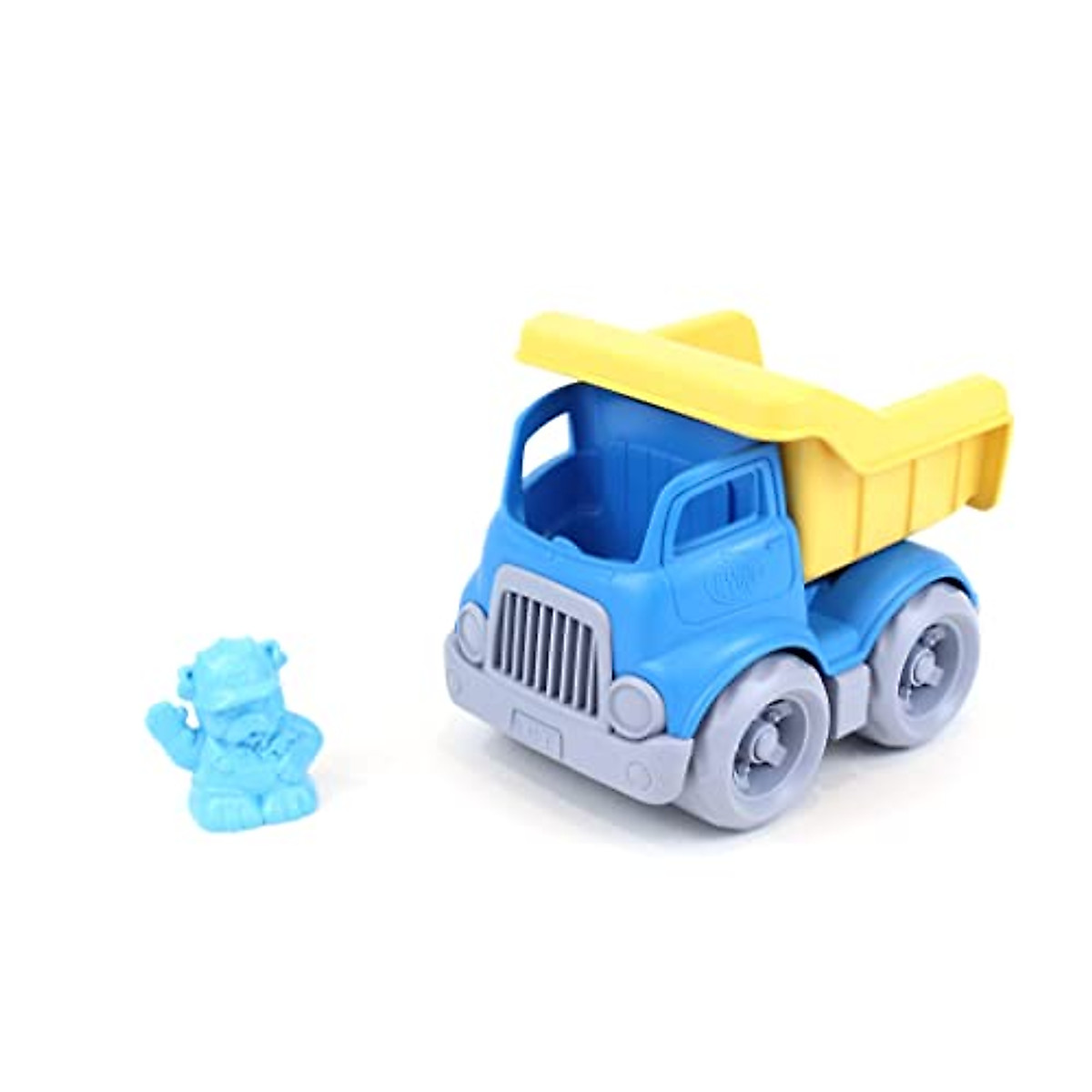 Green Toys Dumper Construction Truck Blue/ Yellow, 5.75x7.5x5.5, count of 2