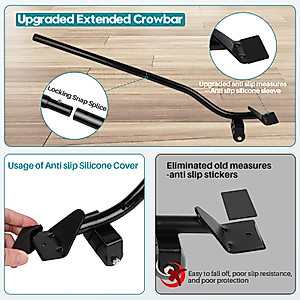 Upgrade Large Furniture Dolly, Furniture Movers with 5 360° Rotation Wheels and Brake, Maximum Load 3306LBS, Furniture Moving Tools for Heavy Furniture Sofa Cabinet Refrigerator