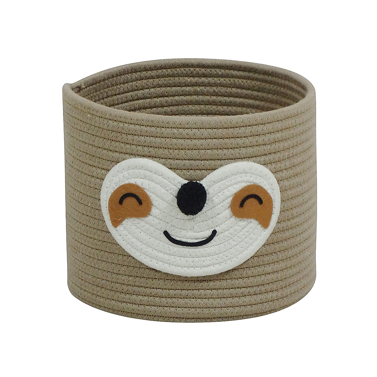 T&T Homewares Small Sloth Baskets for Baby Diaper Organizer, Nursery Storage, Nursery Room Decor, Kids Room Organizer, Pet Toy Storage