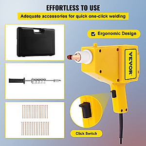 VEVOR 4550 Stud Welder Starter Kit 800 VA Spot Welder 110V Stud Welder Kit Repair for Auto Body Repairing