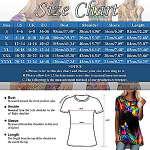 White Tunic Plus Kimono Tops for Women Clothing line for Women Womans Flannel Women Long Sleeve Waffle Knit Pullover Tops v Neck Button Shirts Blouses 3/4 Sleeve Blouses