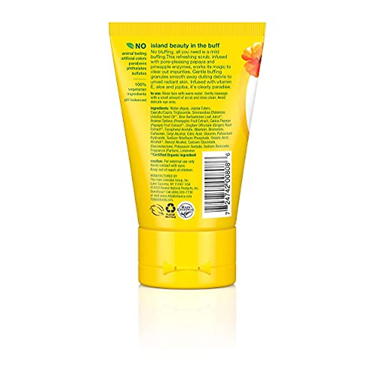 Alba Botanica Hawaiian Facial Scrub, Pore Purifying Pineapple Enzyme, 4 Oz