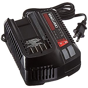 CRAFTSMAN V20 Battery Charger, LED Charging Indicator, Compatible with all CRAFTSMAN V20 Power Tool and Outdoor Tool Batteries (CMCB104)