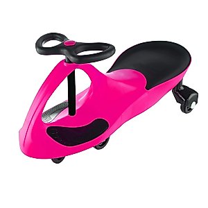 Wiggle Car - Ride on Toy for Ages 3 and Up - Toddler Ride on Toys with no Batteries, Gears or Pedals Just Twist, Wiggle, and Go by Lil’ Rider (Pink)