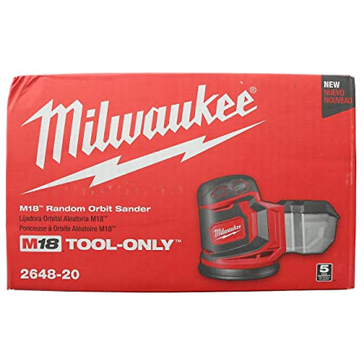 Milwaukee Electric Tools 2648-20 M18 Random Orbit Sander