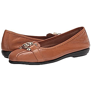 Aerosoles Women's Bristol Ballet Flat, TAN Leather, 8
