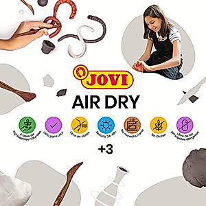 Jovi Air Dry Modeling Clay, 2.2 lb. Terracotta, non-staining, perfect for Arts and Crafts Projects