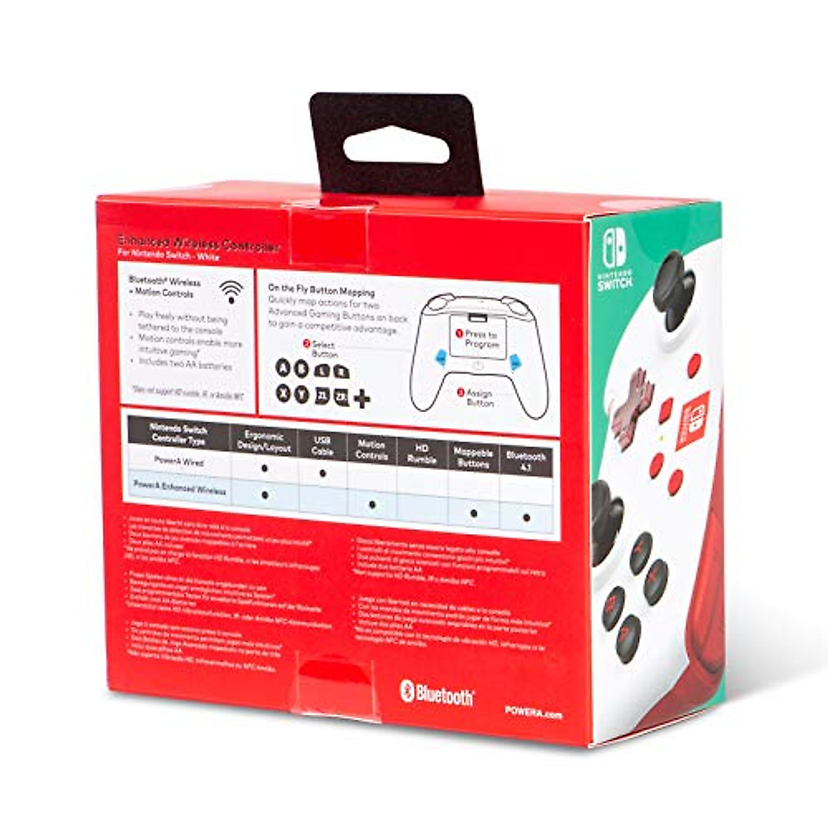 PowerA Enhanced Wireless Controller for Nintendo Switch - White