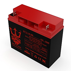 Neptune 12V 18AH Battery Sealed Lead Acid Rechargeable SLA AGM Batteries Replaces UB12180 FM12180 6fm18 PS-12180 EXP12180
