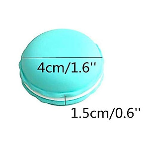 HAN SHENG 30 Pcs Cute Macaron Mini Storage Case Jewelry Box Case Container Earring Travel Organizer (Multicolor)