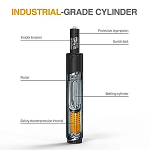 HOSALI Office Chair Cylinder Replacement,Heavy-Duty Gas Lift Cylinder Fits Most Chairs,Highest End Class 4 Hydraulic Pneumatic Piston, Universal Size