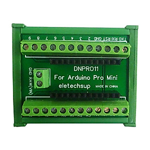 DIN Rail Mount Adapter Module for Arduino Pro Mini Board DIY PLC Industrial Cont (1)