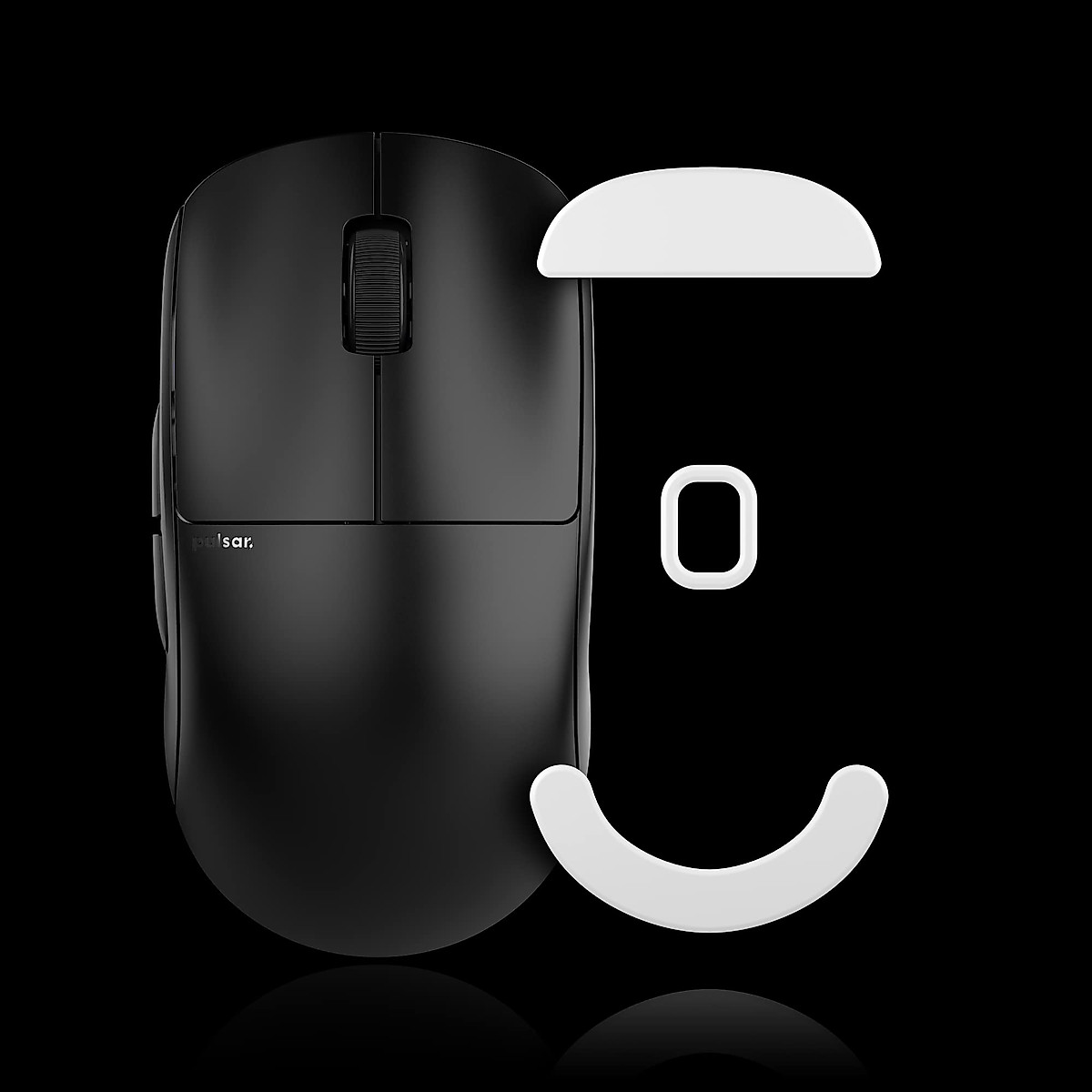 Pulsar Gaming Gears - PTFE Mouse Feet for X2 & X2 Mini Wireless Mice Premium Skate - White, Thick Type (0.8mm)