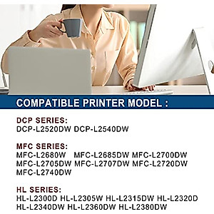 YOISNER 2-Pack TN630 Toner Cartridge: Compatible High Yield Black TN-630 Replacement for Brother TN 630 HL-L2300D HL-L2320D DCP-L2540DW HL-L2340DW HL-L2360DW Printers | TN6302PK