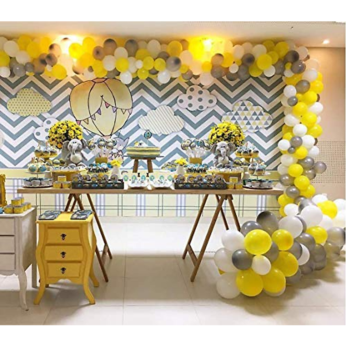 Latex Balloons, 100-Pack, 12-Inch, Yellow Balloons (100)